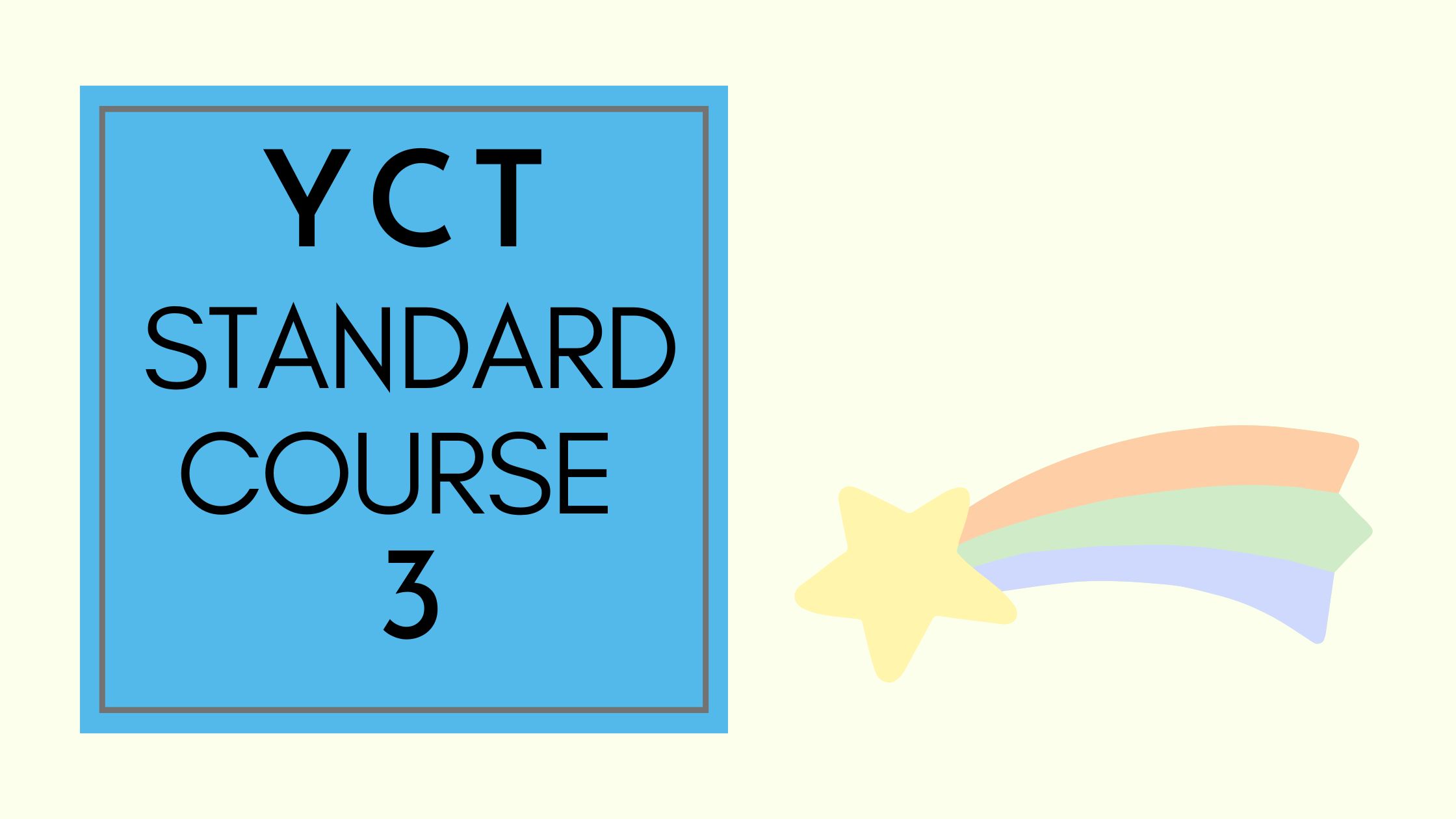 YCT STANDARD COURSE 3 banner – T-Lingo Academy